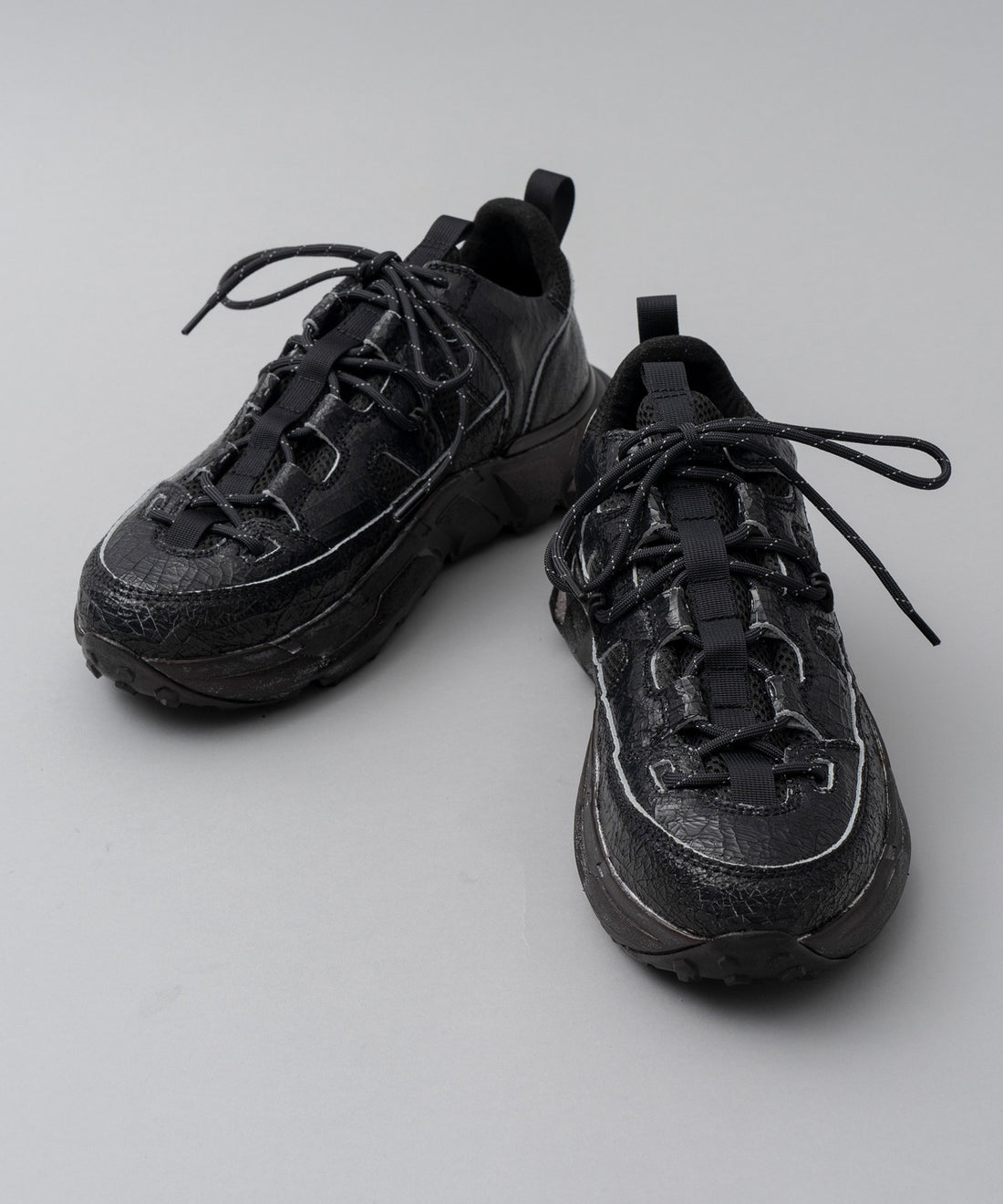 【SPECIAL SHOES FACTORY COLLABORATION】Vibram Sole Lace-Up Sneaker Made