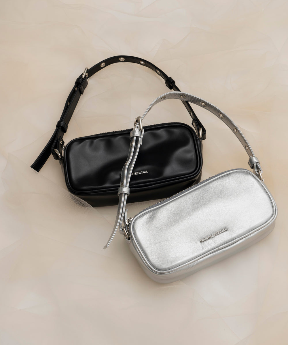 【SALE】Double Zipper Shoulder Bag