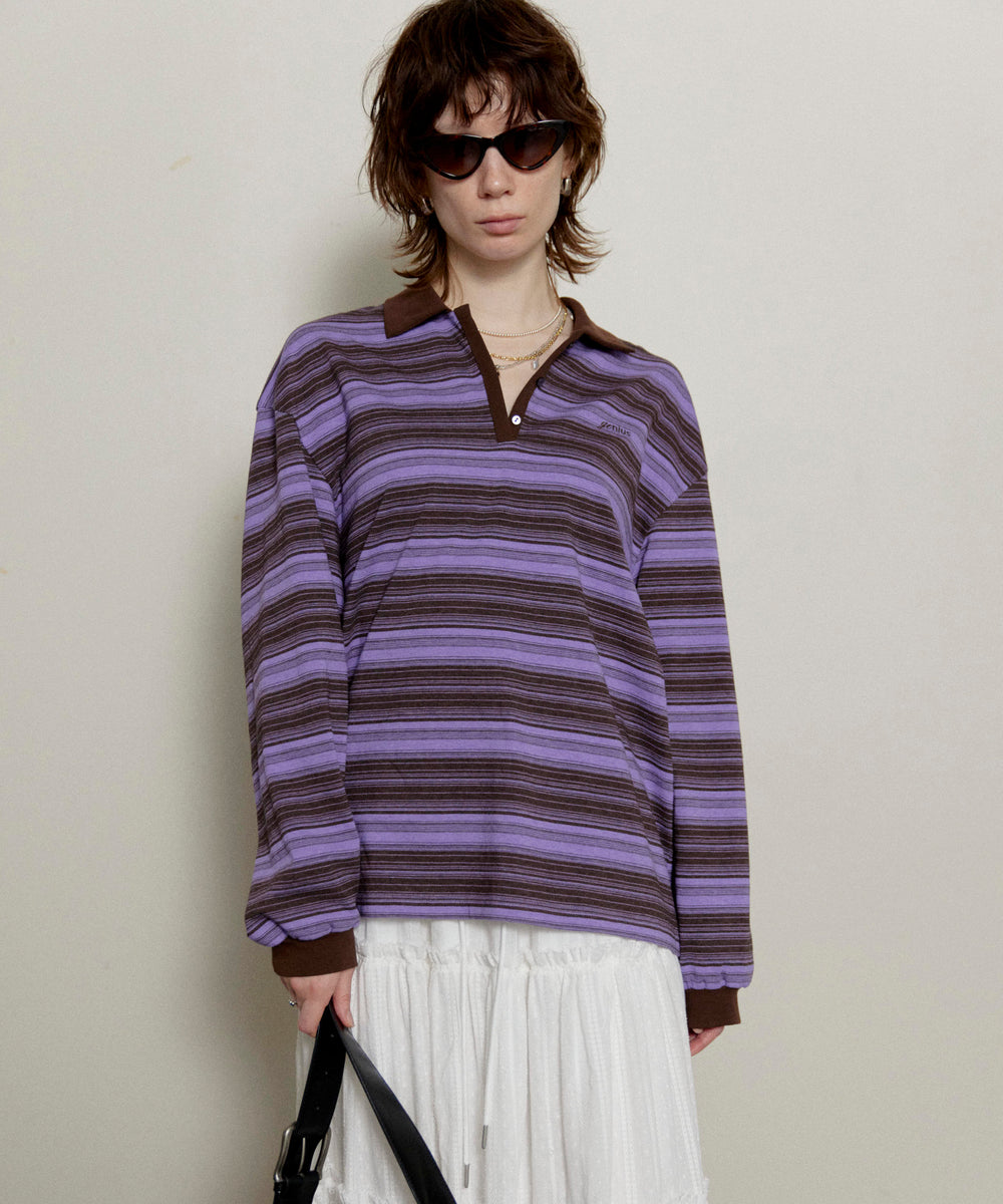 【SALE】Border Polo Shirt